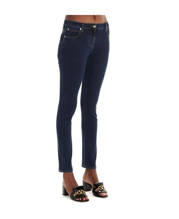 Valentino Garavani V-detail Slim-fit Jeans