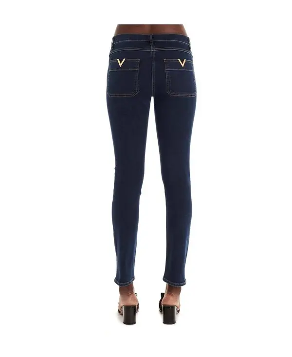 Valentino Garavani V-detail Slim-fit Jeans
