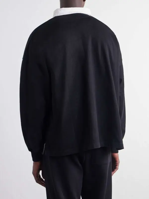 SAINT MXXXXXX Saint Life Printed Cotton-jersey Polo Shirt