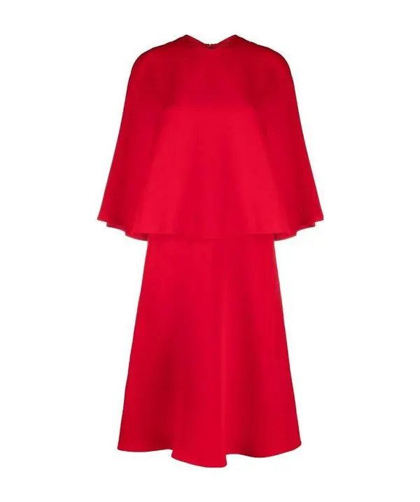 Valentino Garavani Cape Effect Midi Dress