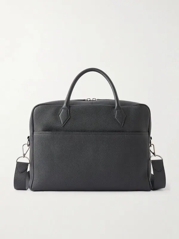 METIER Closer All Day Leather Briefcase - Black