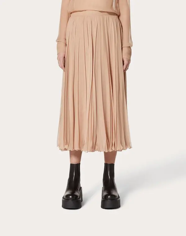 Valentino Garavani Pleated Mid-length Skirt