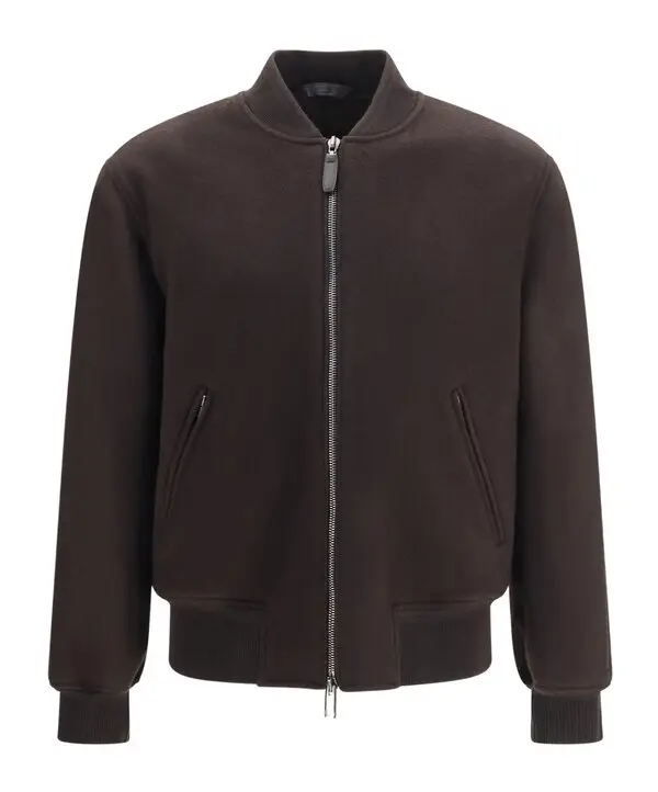 Brioni Zip-up Bomber Jacket