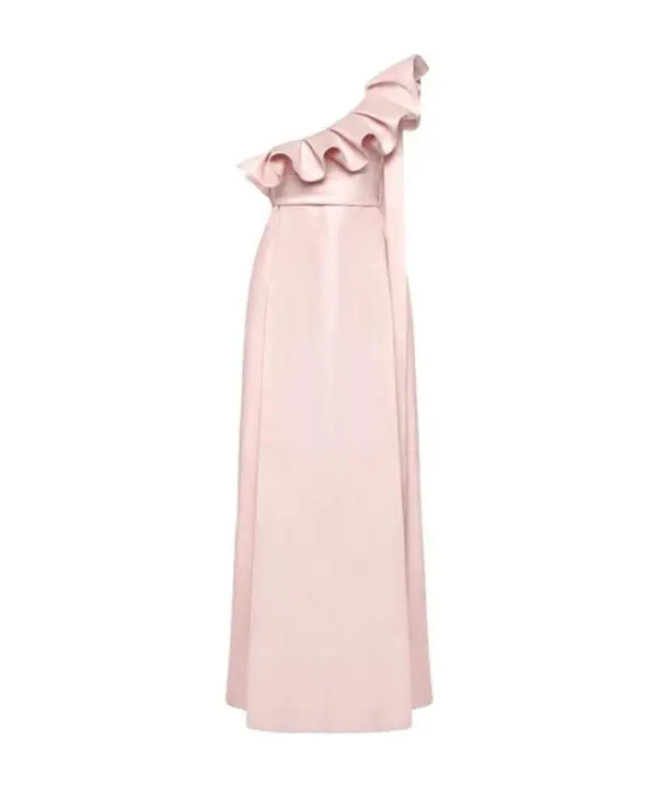 Valentino Garavani One-shoulder Ruffled Dress