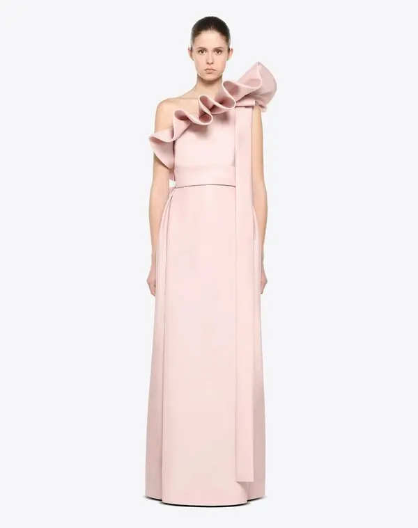 Valentino Garavani One-shoulder Ruffled Dress
