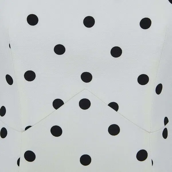 Valentino Garavani Polka Dot Skater-style Dress