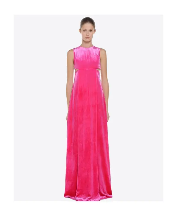 Valentino Garavani Velvet Hollow Dress