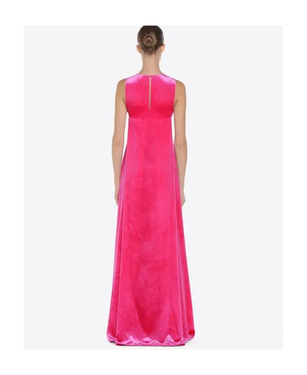 Valentino Garavani Velvet Hollow Dress