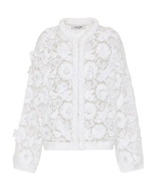 Valentino Garavani Floral Lace Cardigan