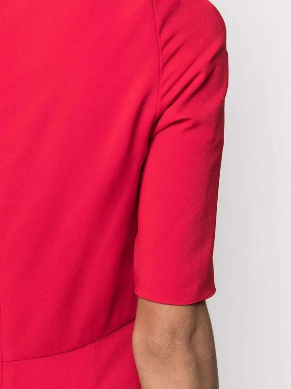 Valentino Garavani Square-neck Midi Dress