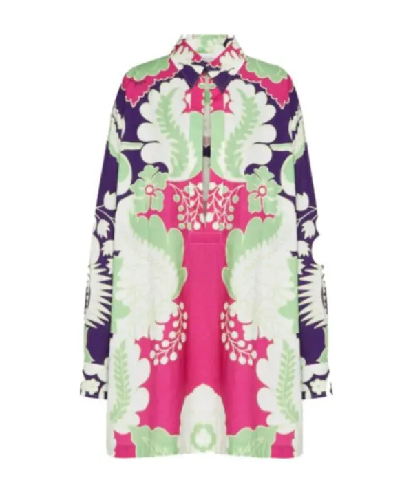 Valentino Garavani Printed Poplin Shirt - White