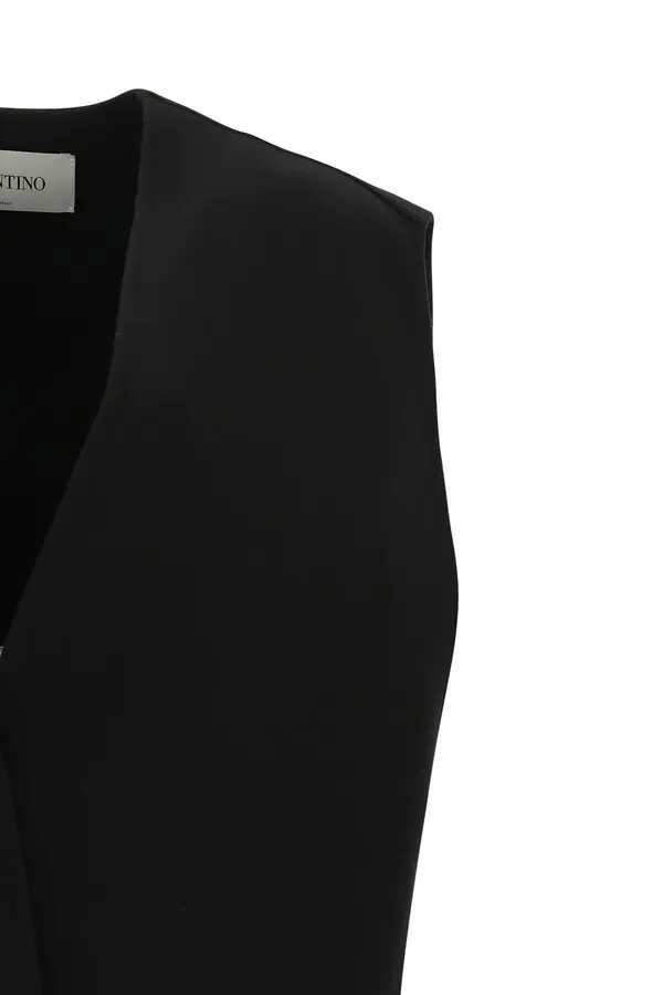 Valentino Garavani V-neck Sleeveless Jacket