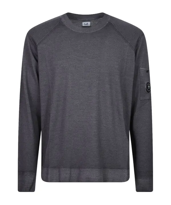 C.P. COMPANY Lens-detail Raglan-sleeve Sweater