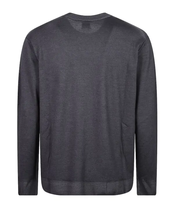 C.P. COMPANY Lens-detail Raglan-sleeve Sweater