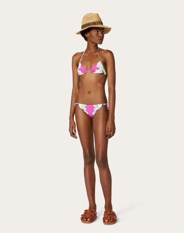 Valentino Garavani Floral Print Bikini Set