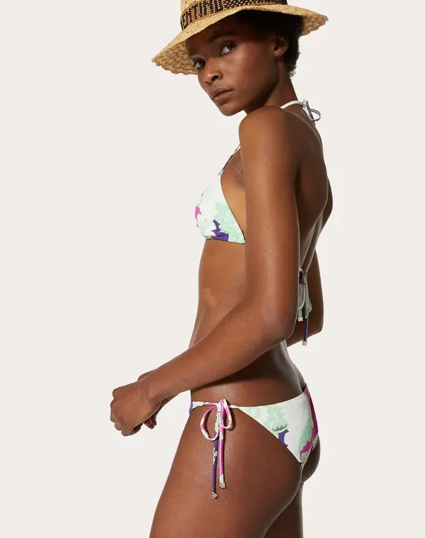 Valentino Garavani Floral Print Bikini Set