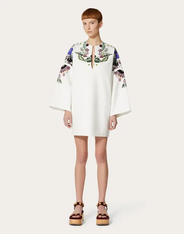Valentino Garavani Embroidery Cardin Dress