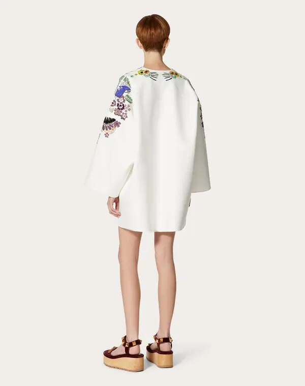 Valentino Garavani Embroidery Cardin Dress