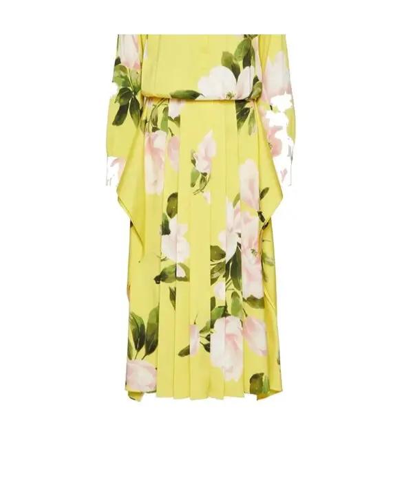 Valentino Garavani Floral-print Silk Dress