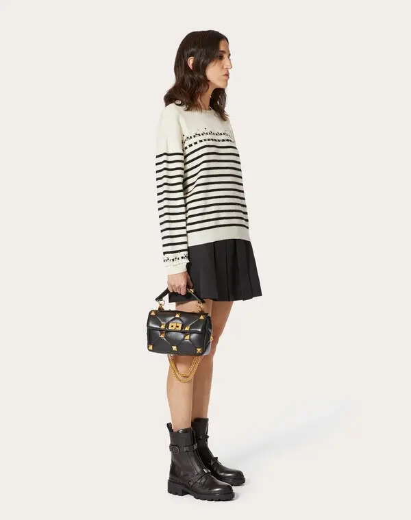 Valentino Garavani Horizontal-stripe Long-sleeve Jumpr