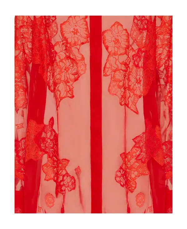 Valentino Garavani Long-sleeve Lace Shirt