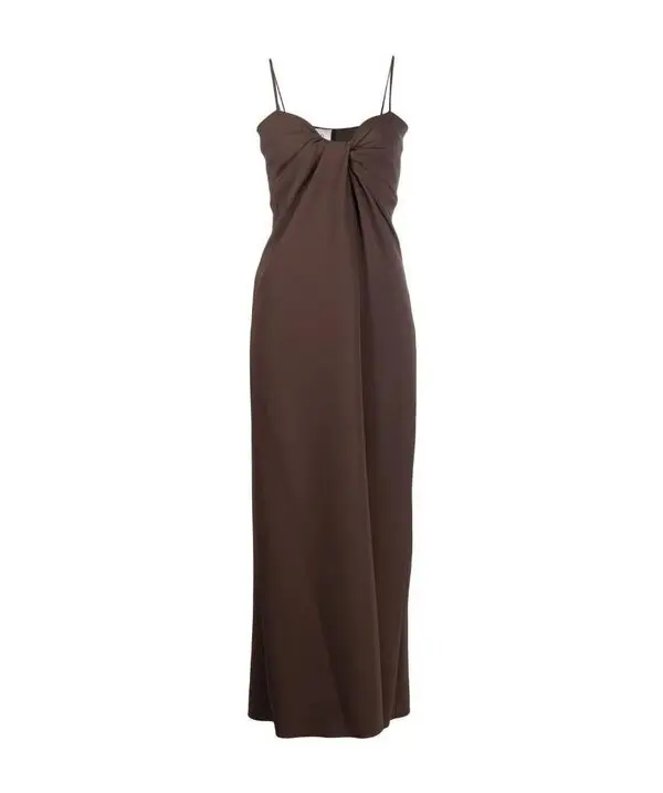 Valentino Garavani Draped Detailing Cami Dress