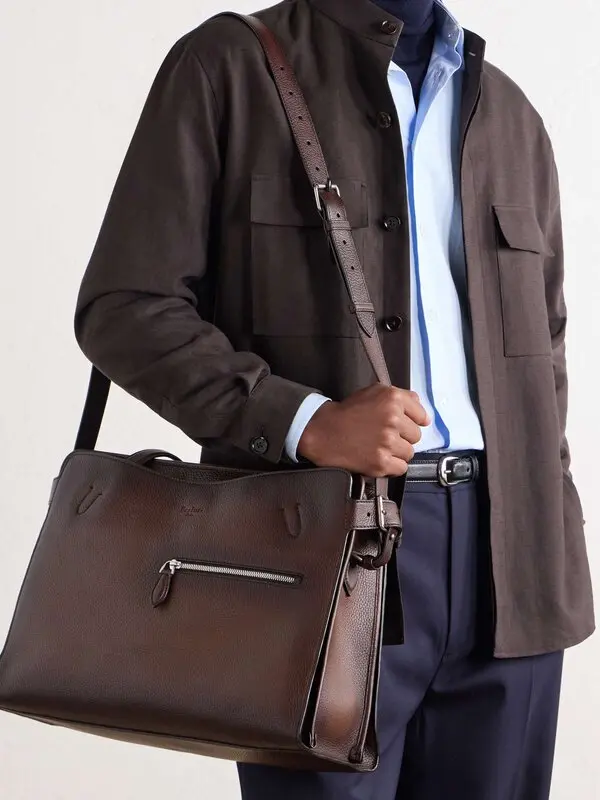 Berluti Un Jour De Plus Full-grain Leather Tote Bag