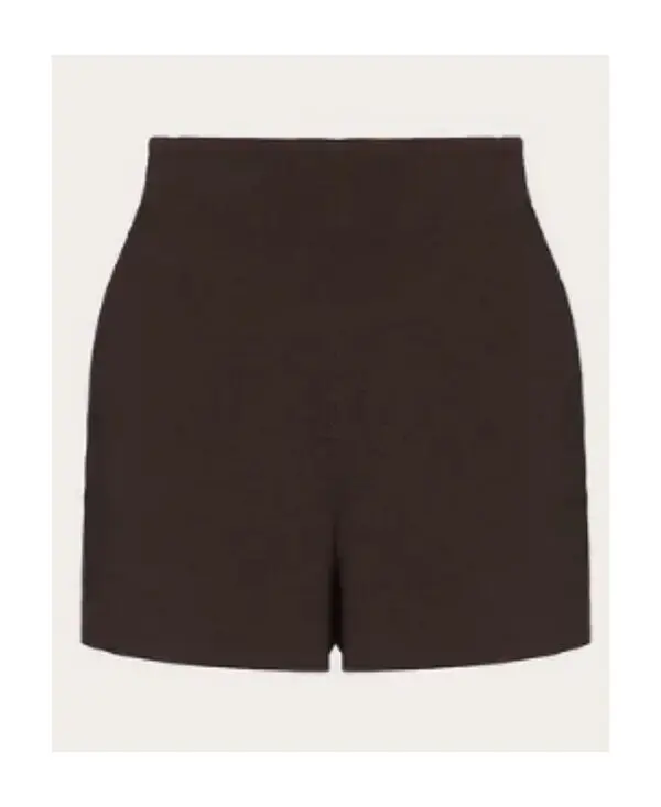 Valentino Garavani High-waisted Knitted Shorts