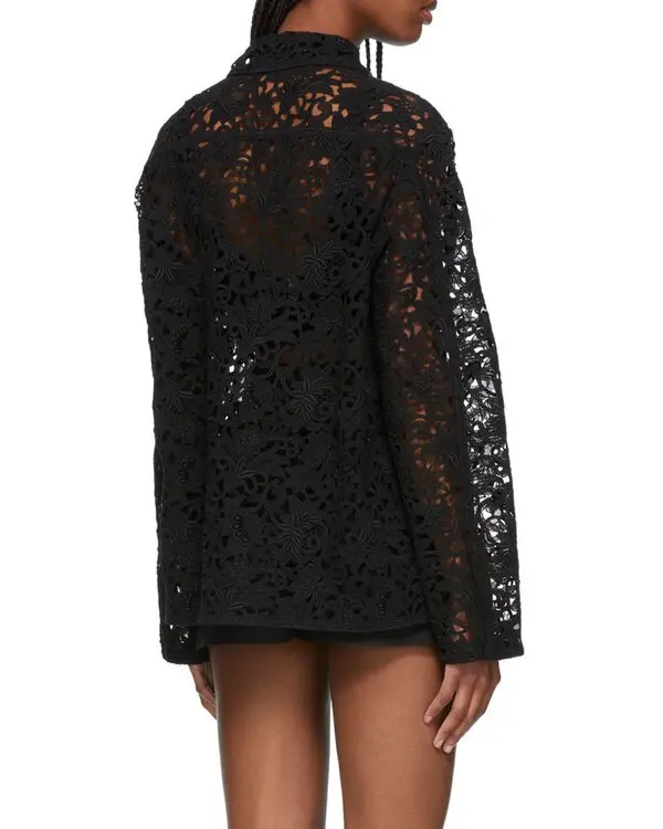 Valentino Garavani Blossom Macramé Jacket