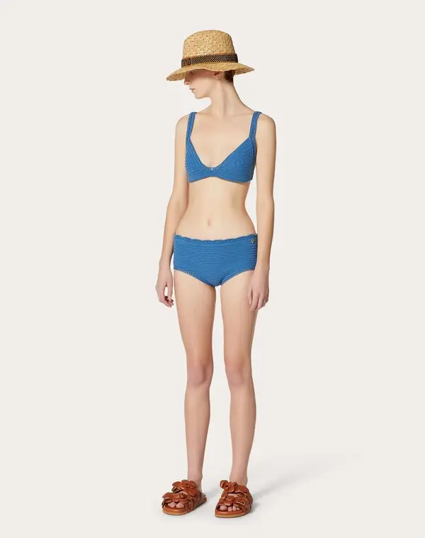Valentino Garavani Knitted Style Bikini Set