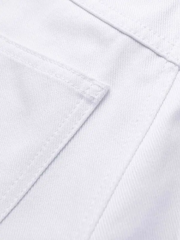 Valentino Garavani Vlogo Wide-legged Jeans With Belt