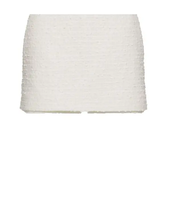 Valentino Garavani Knitted Tweed Mini Skort