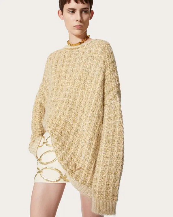 Valentino Garavani Crewneck Knitted Jumper