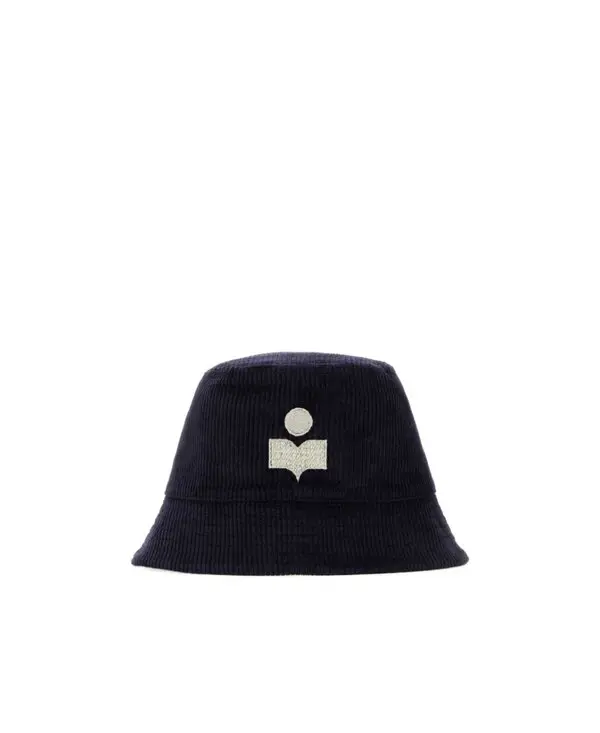 Isabel Marant Étoile Logo Embroidered Bucket Hat - Black