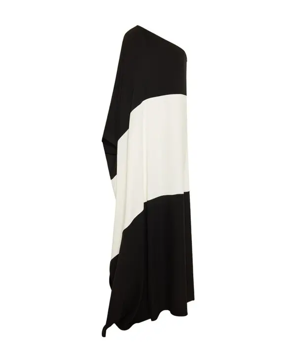 Valentino Garavani Two-tone One-shoulder Gown