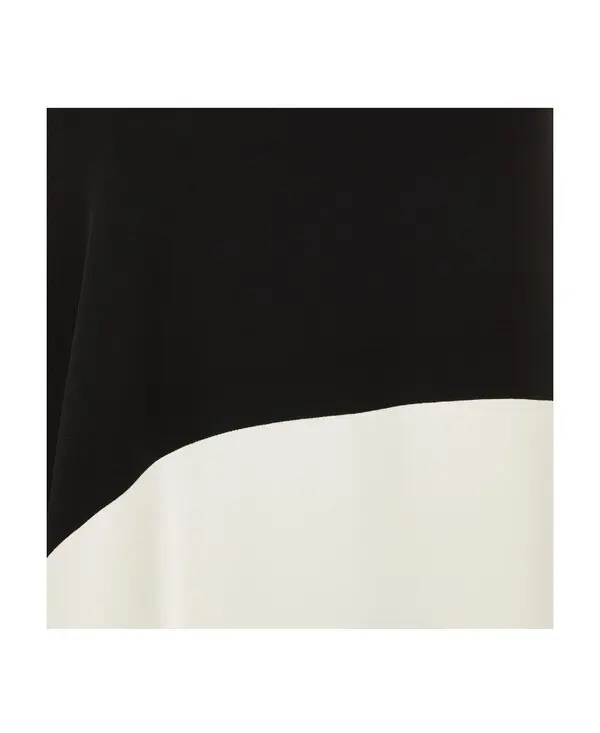 Valentino Garavani Two-tone One-shoulder Gown