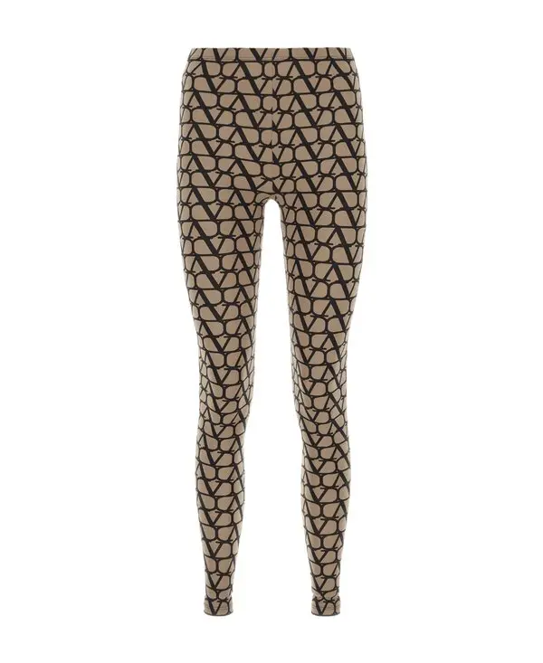 Valentino Garavani Toile Iconographe Leggings - Nude