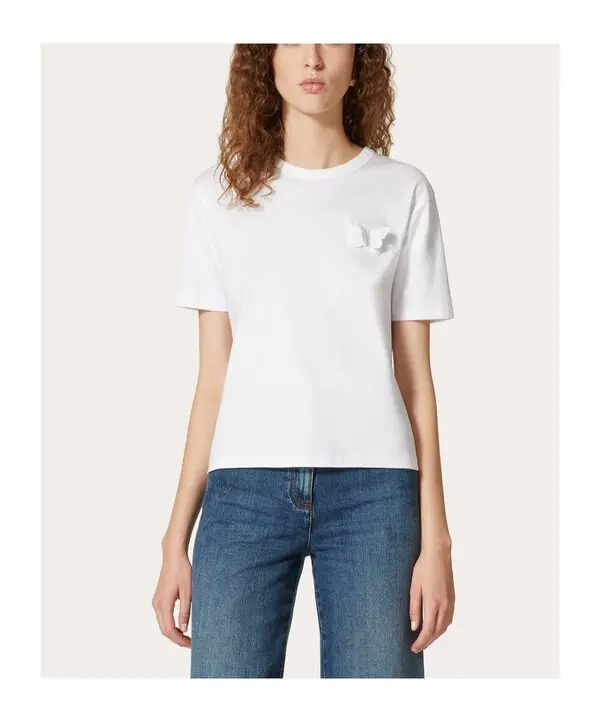 Valentino Garavani Embroidered Jersey T-shirt