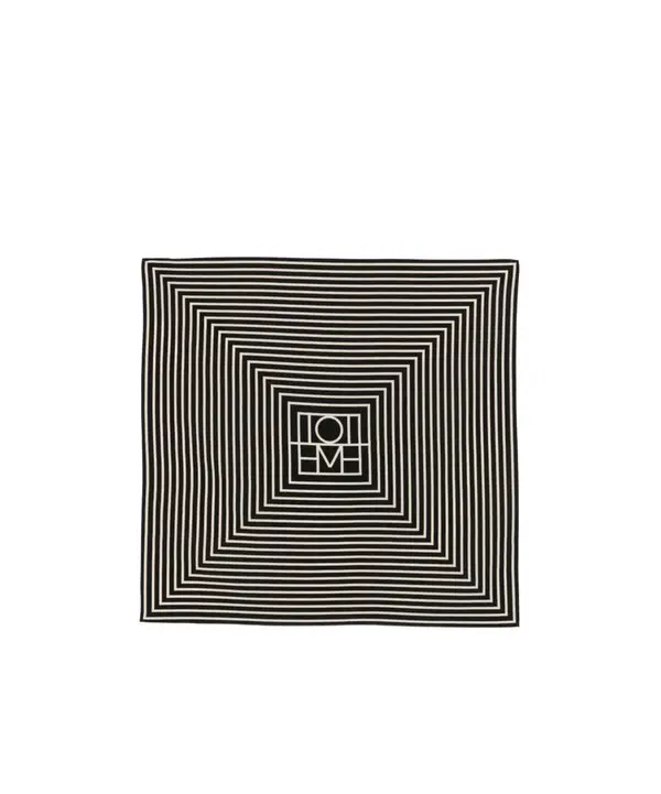 TOTEME Square Scarf - Black