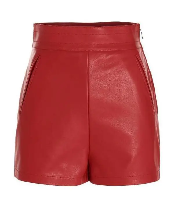Valentino Garavani High-waist Shorts - Red