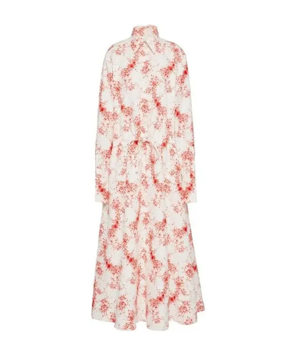 Valentino Garavani Rose-print Shirt Dress