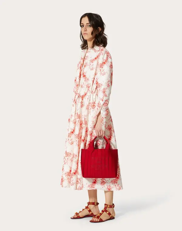 Valentino Garavani Rose-print Shirt Dress
