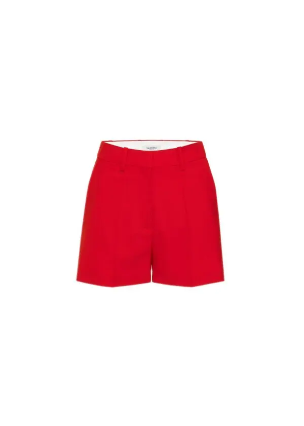 Valentino Garavani High-waist Shorts - Red