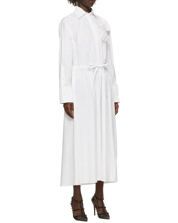 Valentino Garavani Floral Appliqué Shirtdress