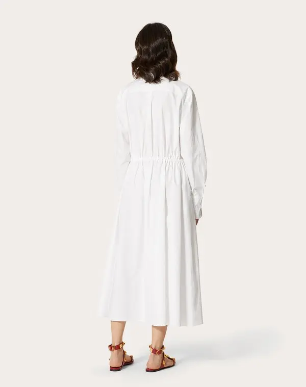 Valentino Garavani Floral Appliqué Shirtdress