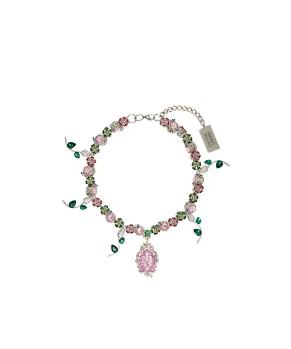 CHOPOVA LOWENA Four-leaf Clover Pendant Necklace - Multicolour