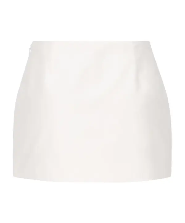 Valentino Garavani High Waist Zipper Skirt