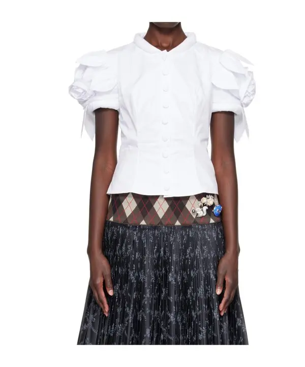 CHOPOVA LOWENA Bluestocking Shirt - White