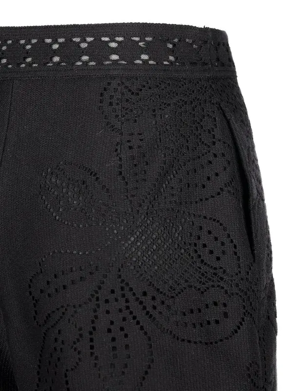 Valentino Garavani Floral Patterned High Waist Shorts