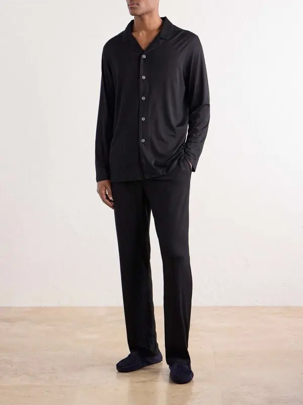 Derek Rose Basel 1 Stretch-modal Jersey Pyjama Set